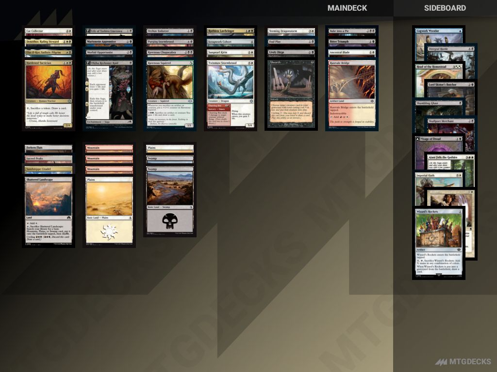 Arena Other BW we go again deck by whalematron • MTG DECKS