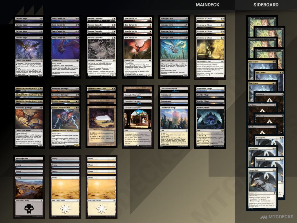 Standard WB Midrange deck by Stjern Bobby • MTG DECKS