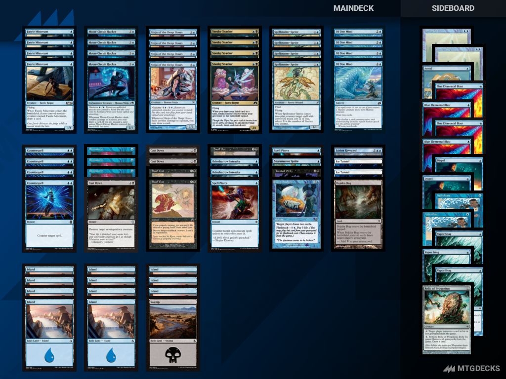 Pauper Dimir Faeries deck by federato • MTG DECKS