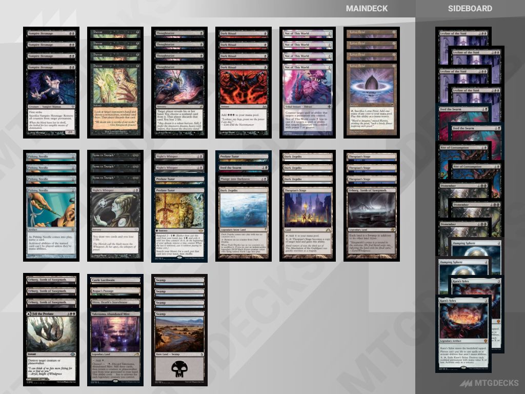 Legacy Dark Depths deck by DarkDepthsAniki • MTG DECKS