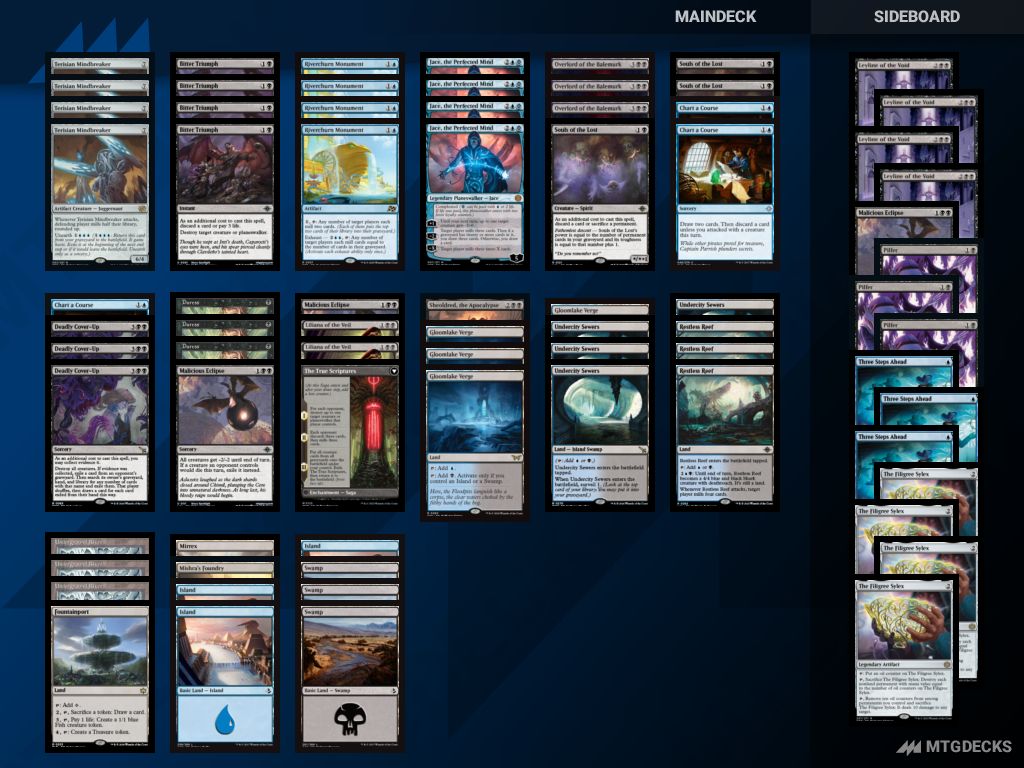 Standard Dimir Control deck by Chris Tirado • MTG DECKS