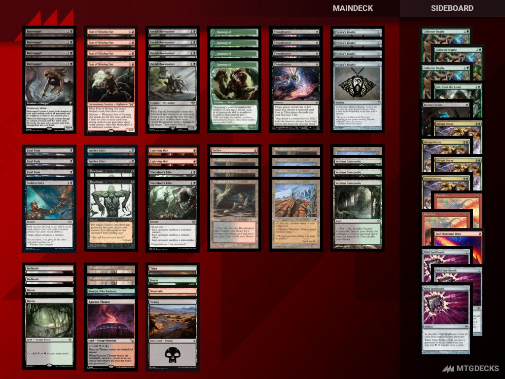 Legacy Jund deck by Jonas Schilling • MTG DECKS