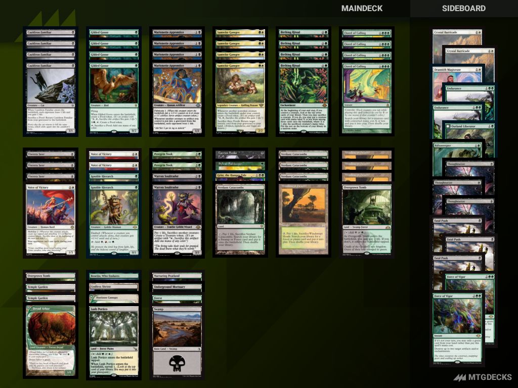 Modern Samwise Combo deck by LeoLed94 • MTG DECKS