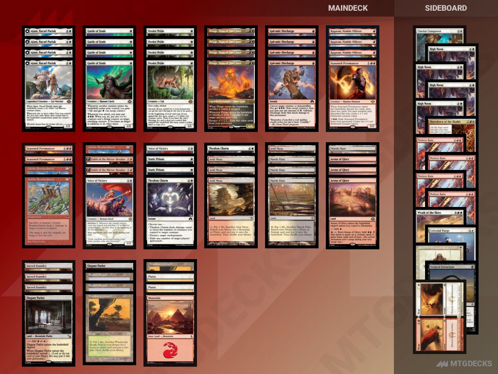 MTG Modern Boros Energy - 10638 top decks • MTG DECKS