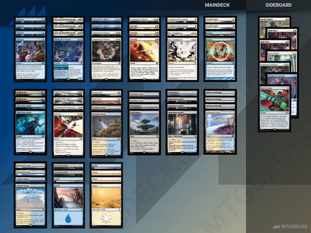 Arena Standard U/W control deck by Unsolven • MTG DECKS