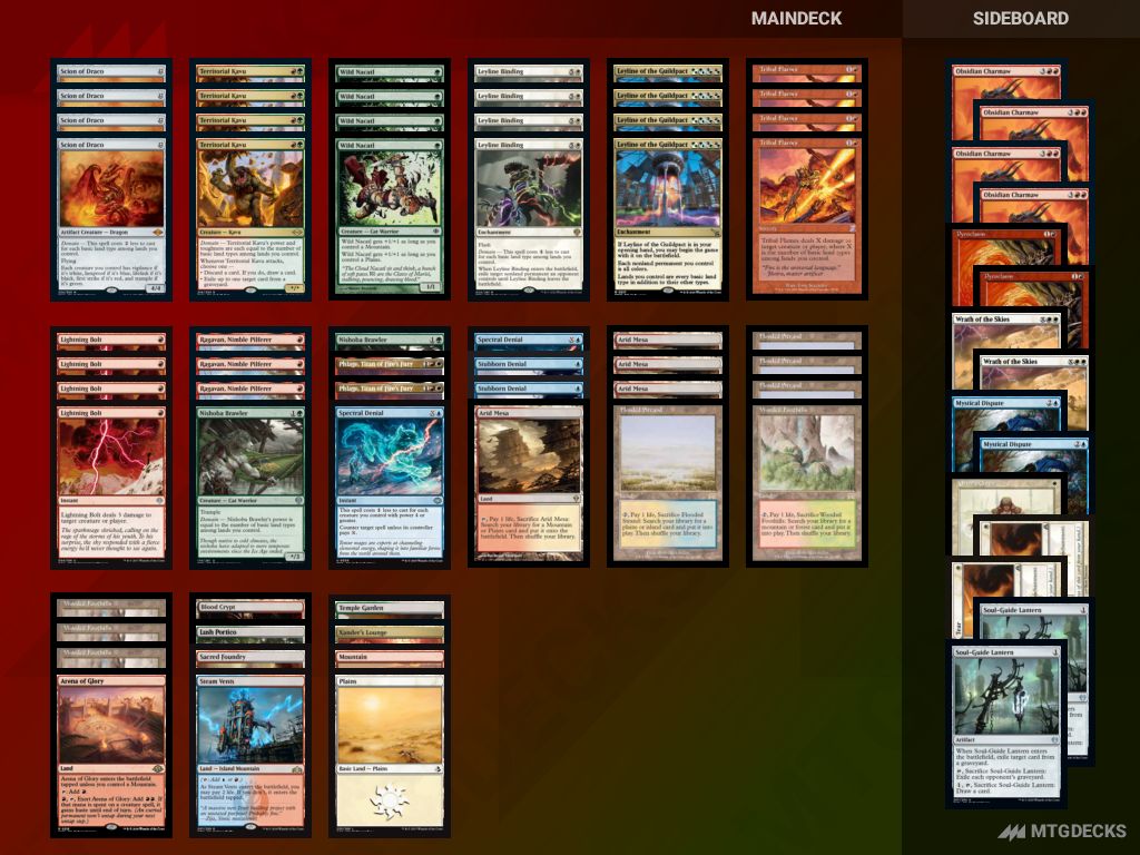 Modern Domain Aggro deck by satanicchl • MTG DECKS