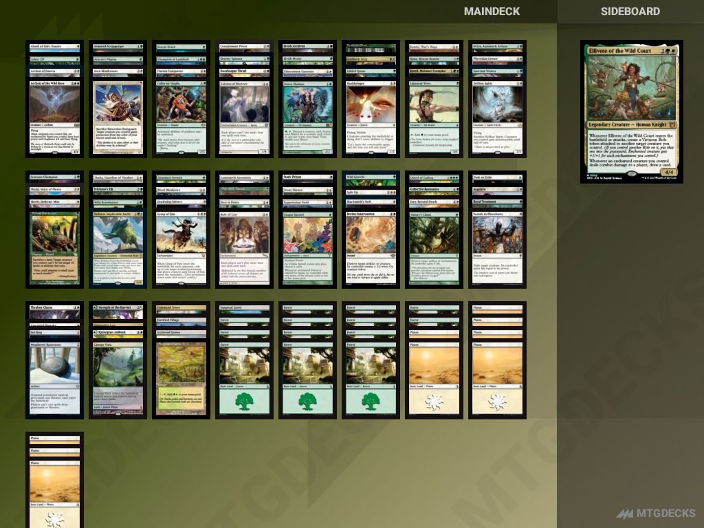 Commander Ellivere 500 deck by Heisenberg • MTG DECKS