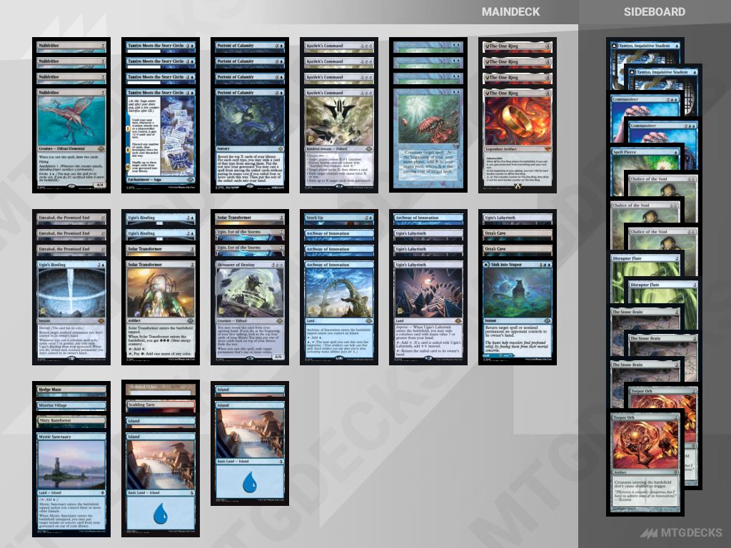 Arena Timeless Blue Calamity deck by TheSteelCurtain21 • MTG DECKS