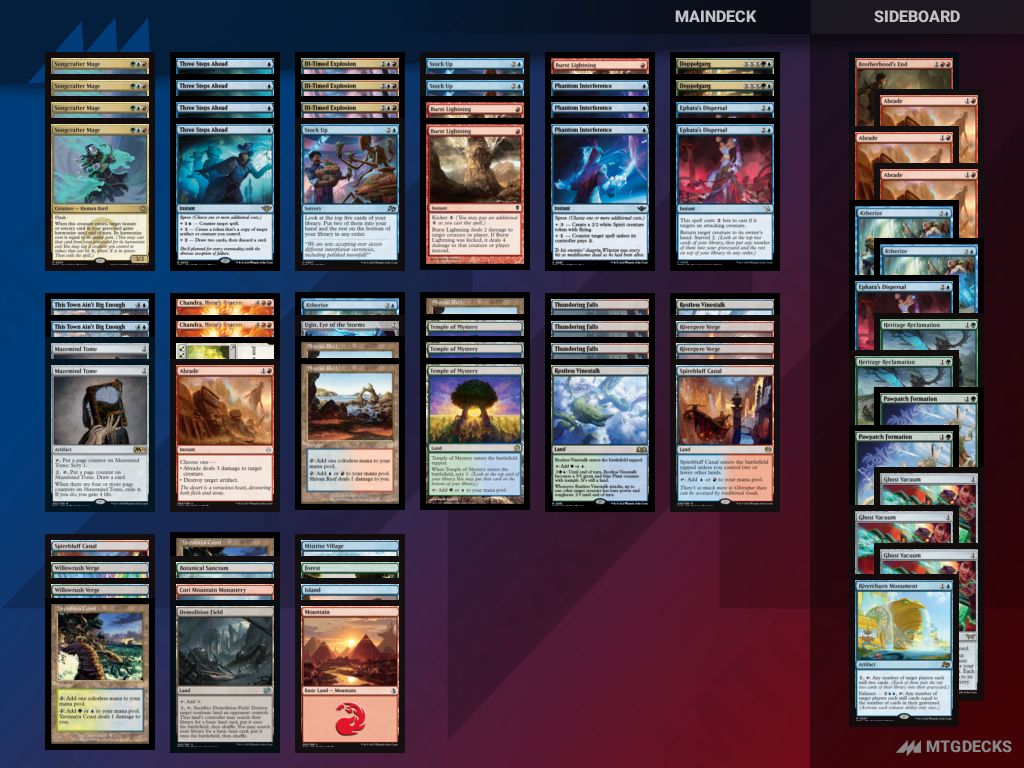 MTG Standard Tarkir: Dragonstorm Temur Songcrafter top decks • MTG DECKS