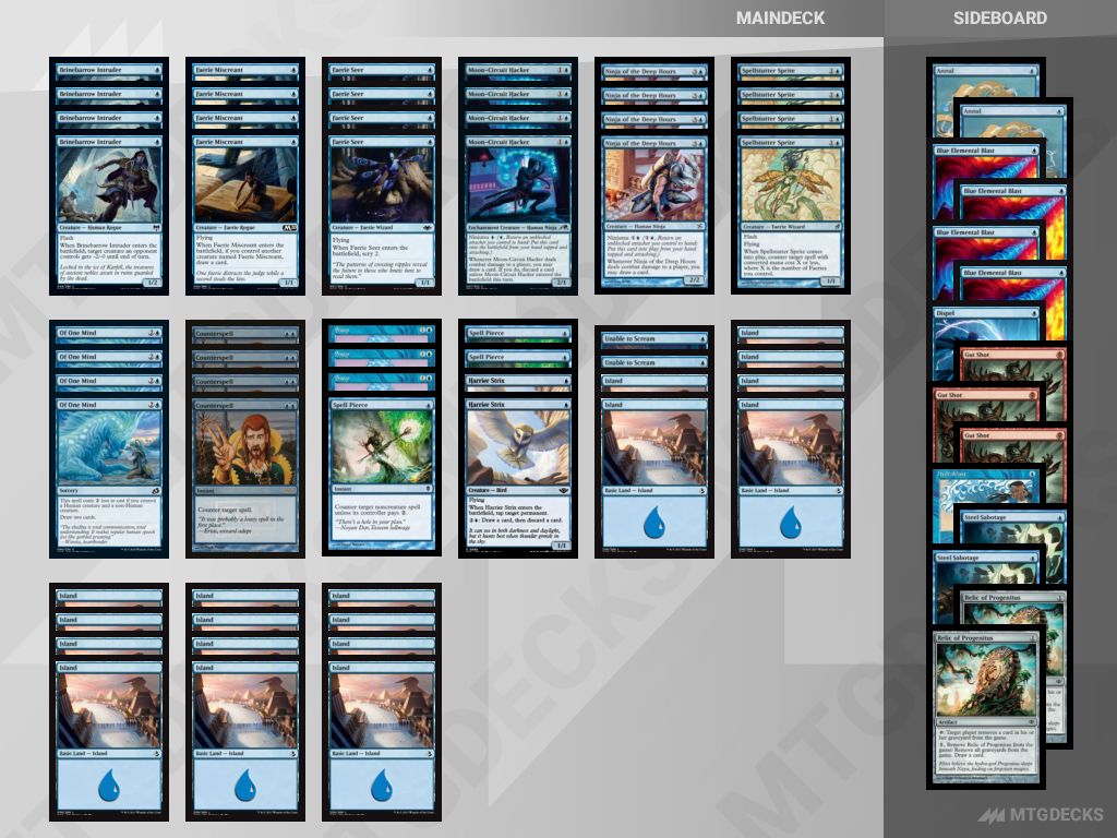 Pauper Faeries Scream deck by NelsonOliveir4 • MTG DECKS