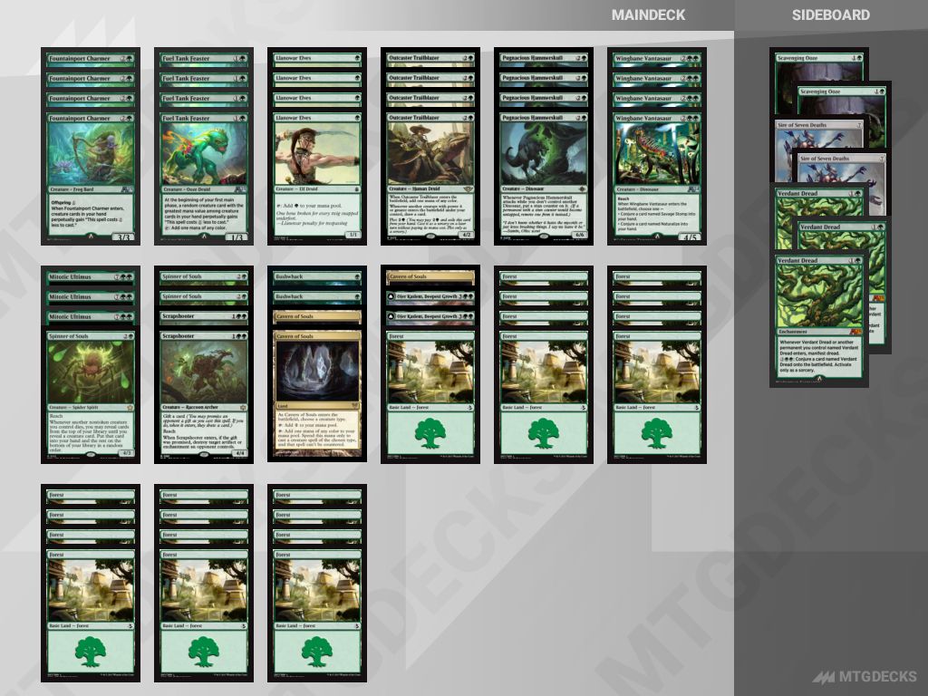Arena Alchemy Mono Green Ramp deck by 27TrueRunes • MTG DECKS
