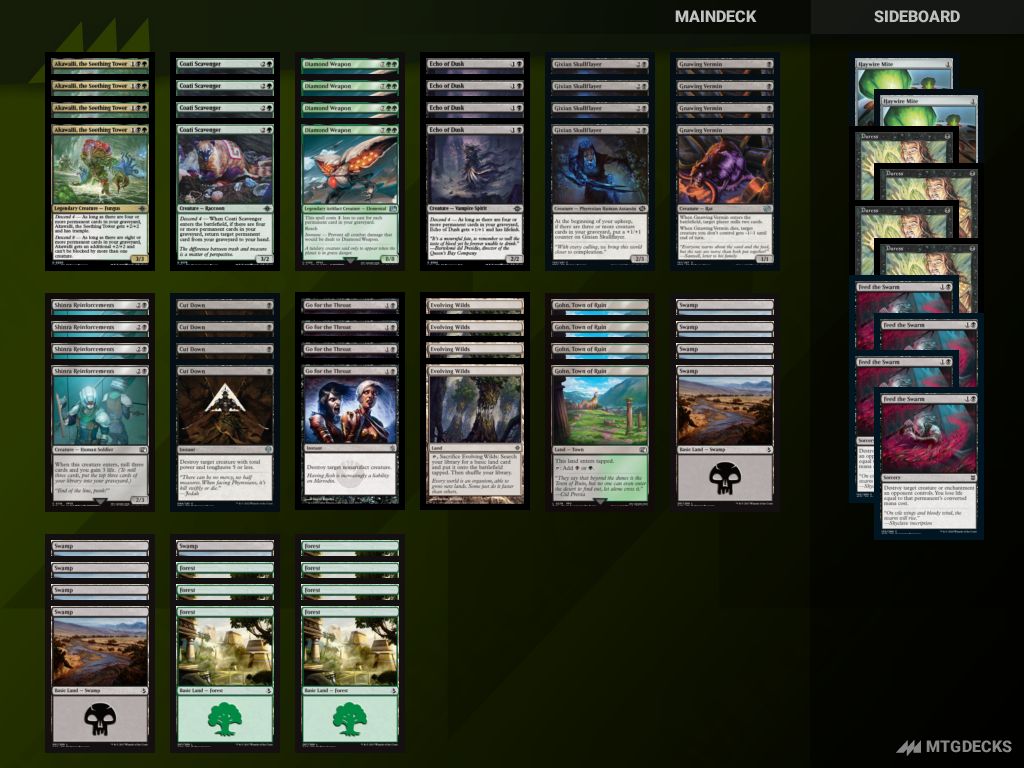 MTG Standard Secrets of Strixhaven Golgari Descend top decks • MTG DECKS
