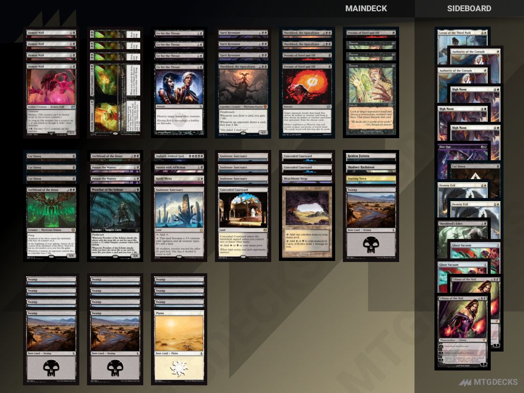 Arena Standard Demons deck by jorges14 • MTG DECKS