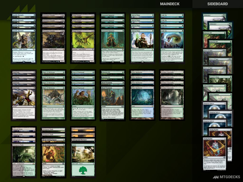 Modern Infect deck by gpowerone • MTG DECKS