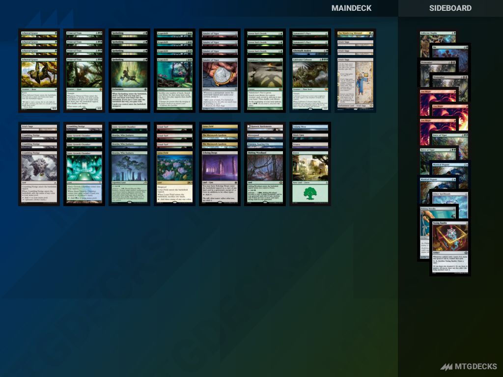 Modern Amulet Titans deck by Tim Hansson • MTG DECKS