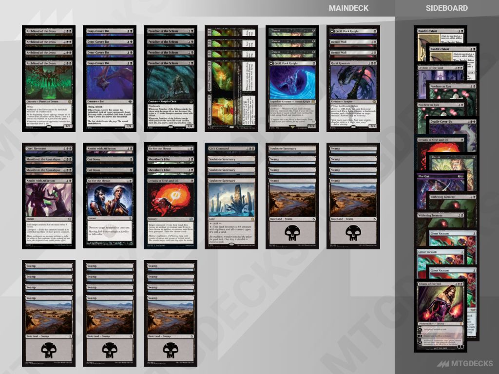 Arena Standard Mono-Black Demons deck by riostina • MTG DECKS