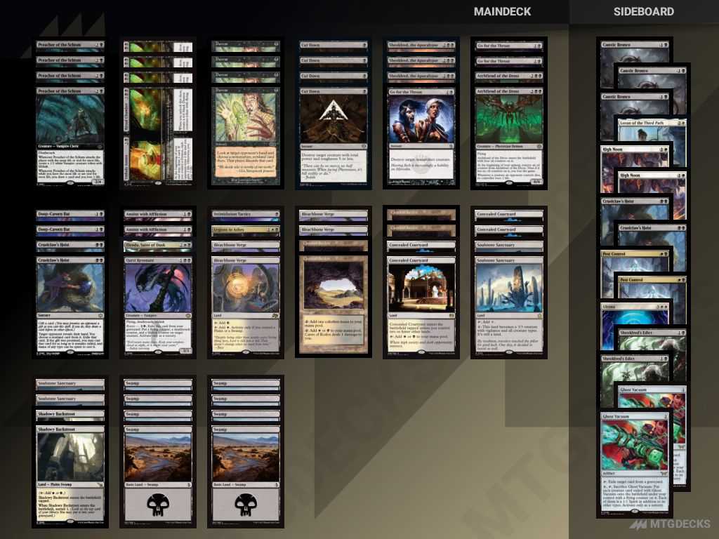Arena Standard Orzhov Demons deck by Tomoki Usui • MTG DECKS