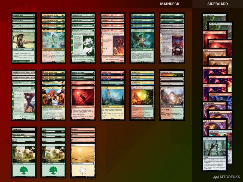 Arena Standard Naya Yuna deck by Platinum-Mythic Rank Player • MTG DECKS