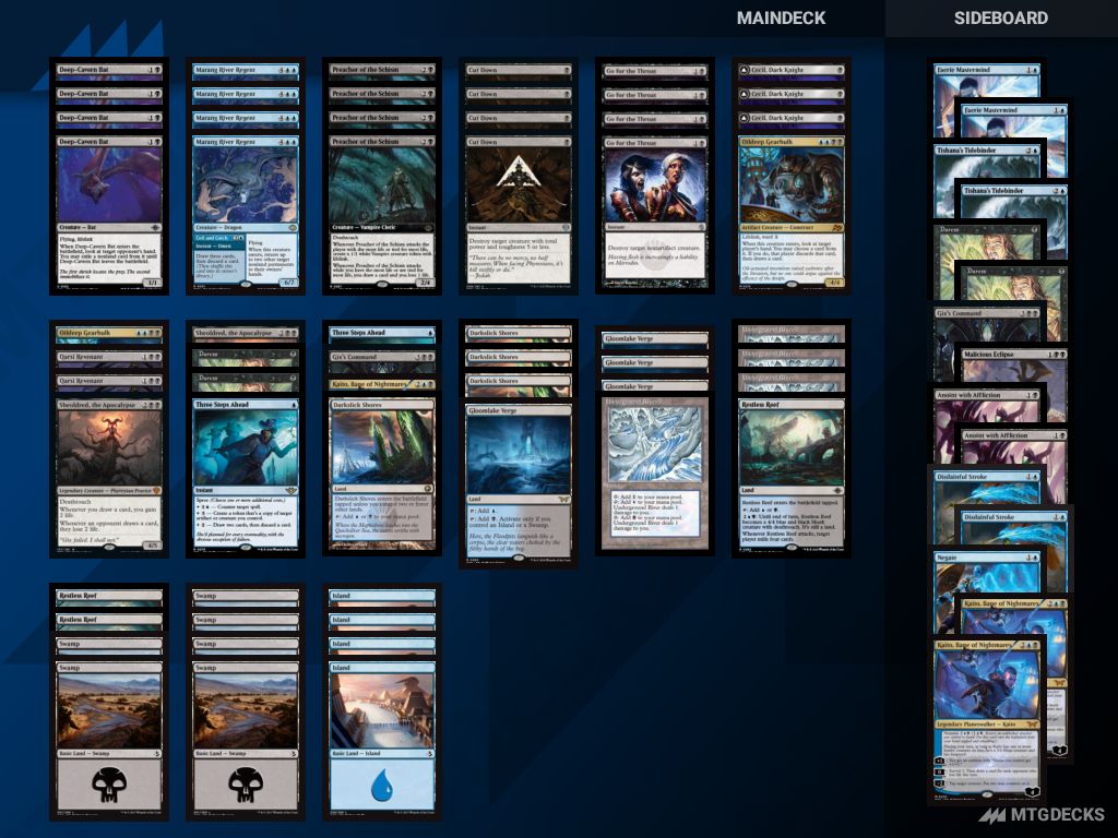 Standard Dimir Midrange deck by Tim D. • MTG DECKS