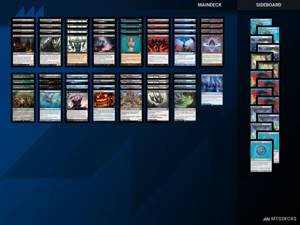 Legacy Sultai Oops! All Spells deck by ZanK • MTG DECKS