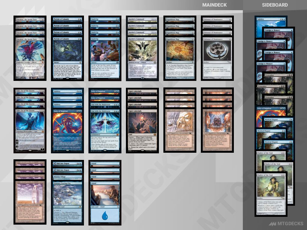Modern Mono Blue Tron deck by FEIO-RIO • MTG DECKS