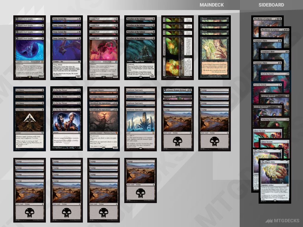 Standard Mono-Black Demons deck by Hiroaki Itou • MTG DECKS