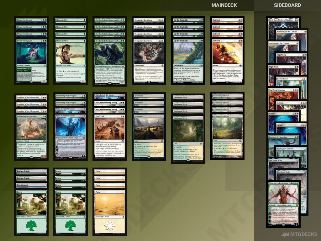 MTG Standard Secrets of Strixhaven Selesnya Beanstalk top decks • MTG DECKS
