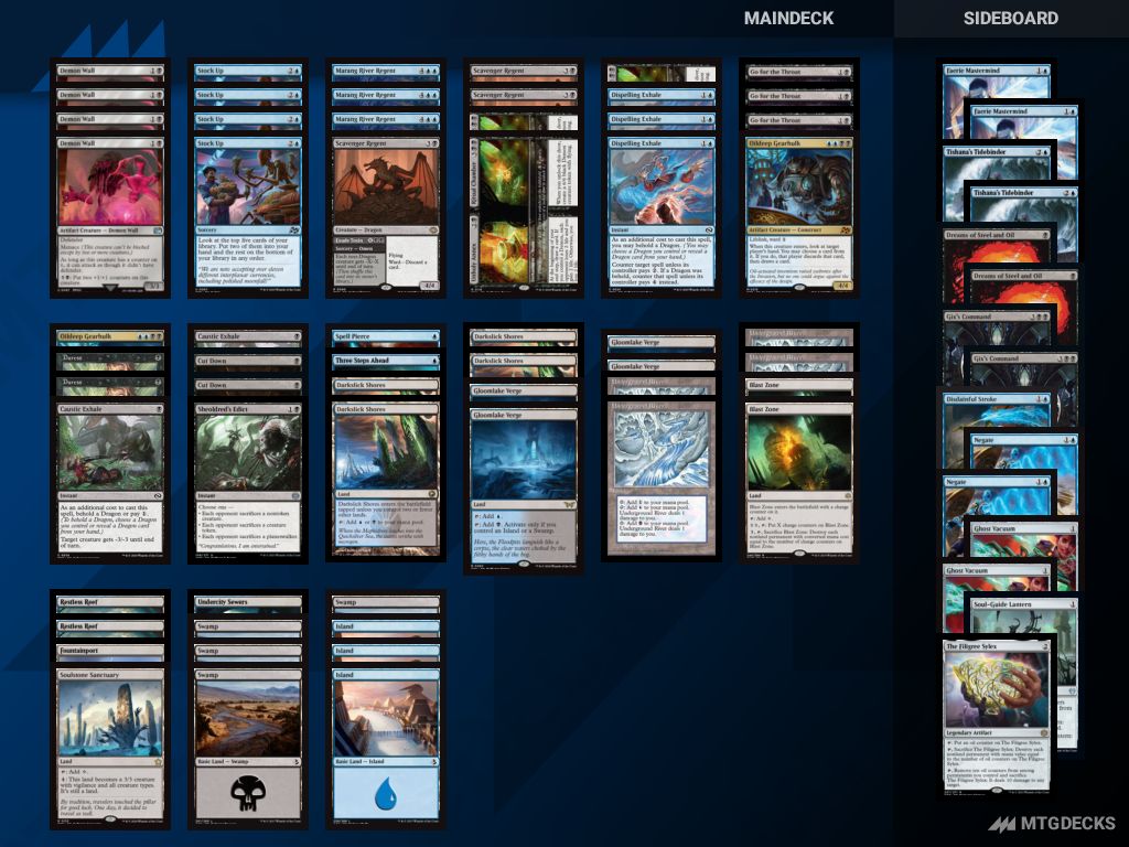 Standard Dimir Control deck by TAKAHITO KANAMOTO • MTG DECKS