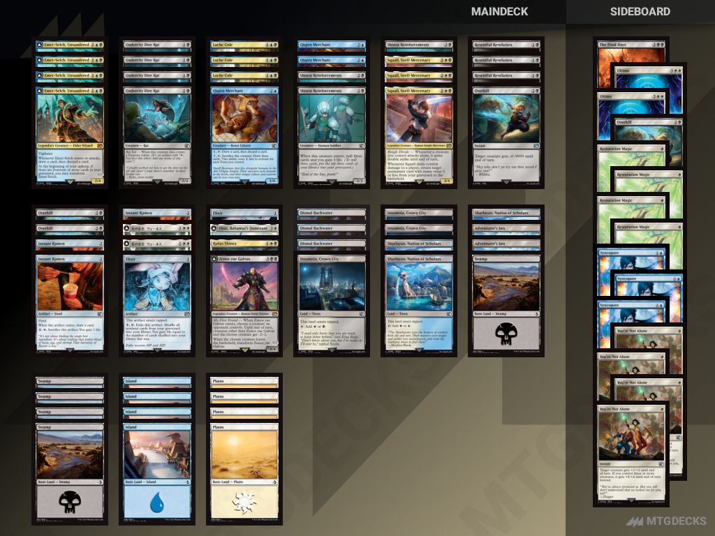 Standard Esper deck by Haruna Kobayashi • MTG DECKS