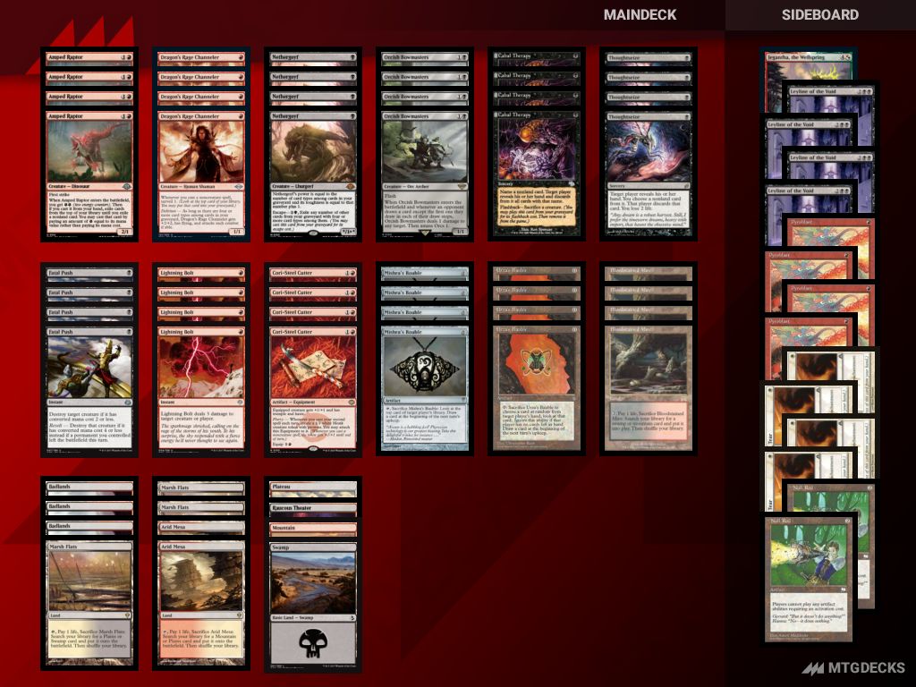 Legacy Rakdos Aggro deck by Thomas Drescher • MTG DECKS