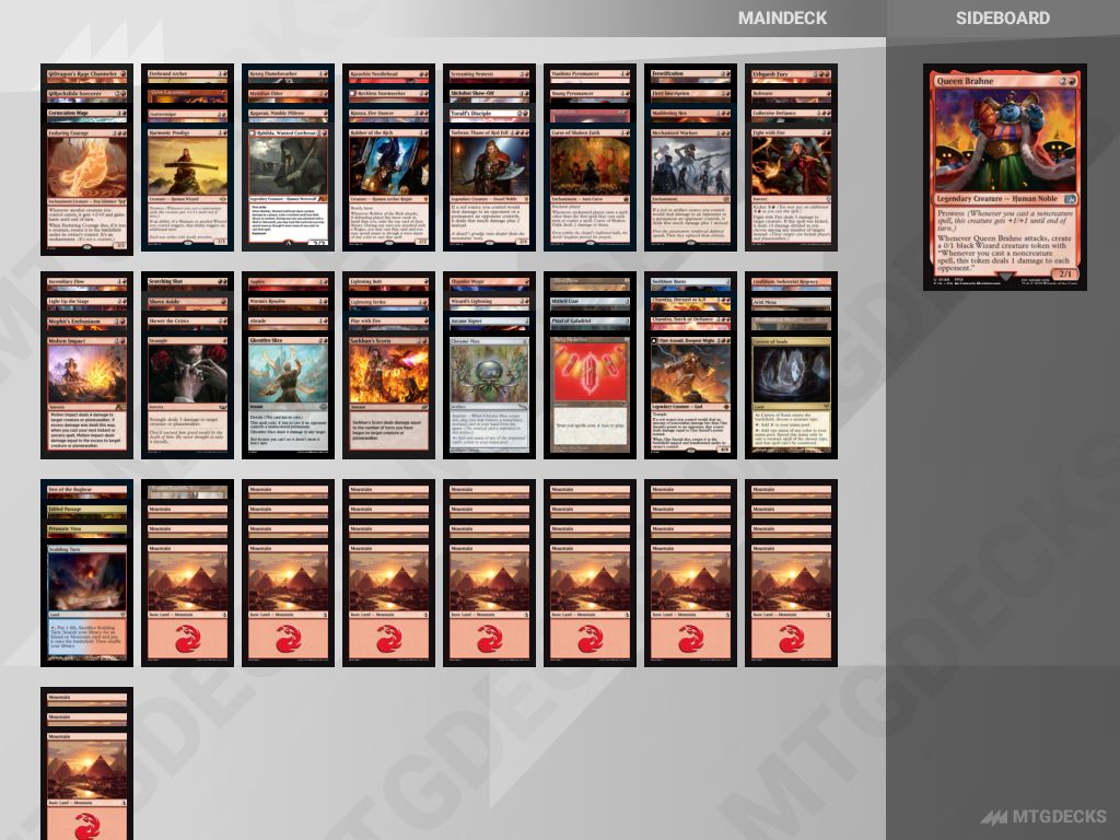 Historic-Brawl Queen Brahne deck by HistoricBrawler • MTG DECKS