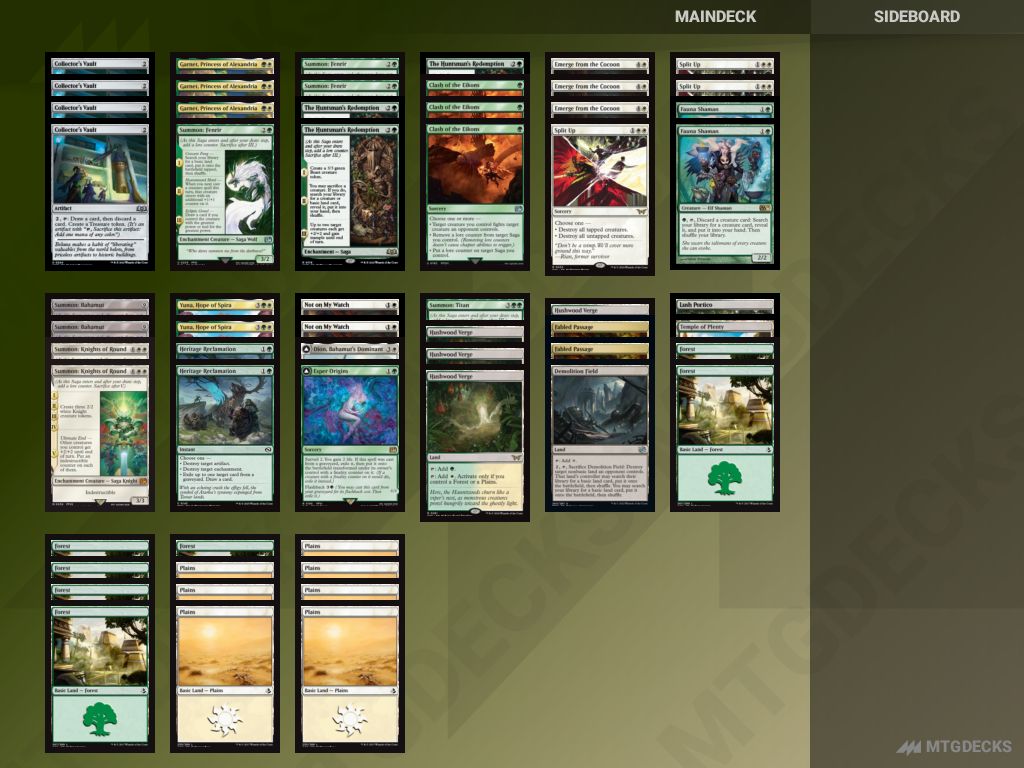 Arena Standard Selesnya Garnet deck by Eevee098 • MTG DECKS