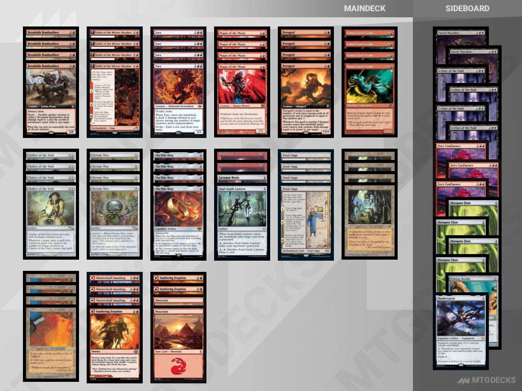 Legacy Mono Red Prison deck by PunishingWaterfalls • MTG DECKS
