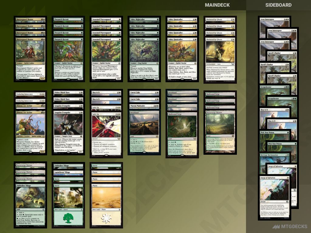 Standard Selesnya Rabbits deck by Leandro Tobias • MTG DECKS