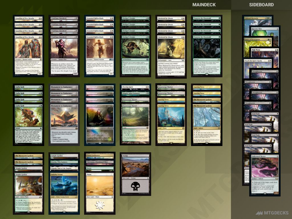 MTG Pioneer Abzan Monument top decks • MTG DECKS