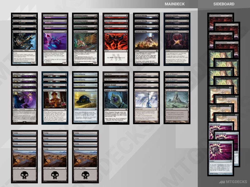 Pauper Affinity deck by クノ フミトシ • MTG DECKS