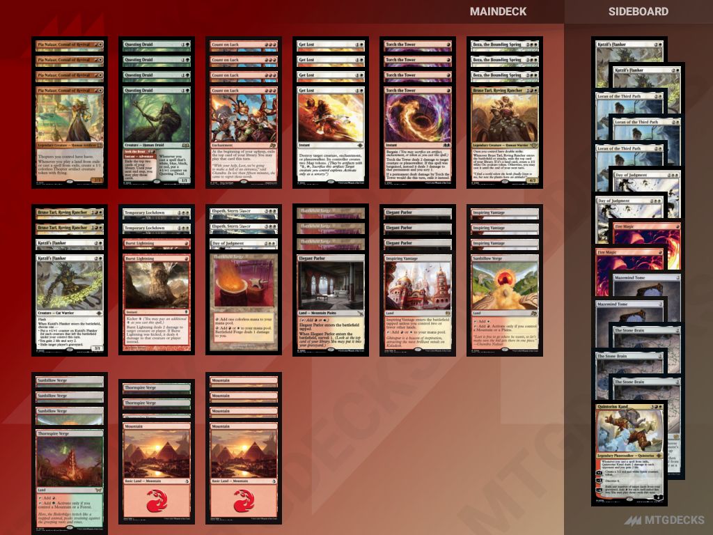 MTG Standard Secrets of Strixhaven Boros Pia top decks • MTG DECKS