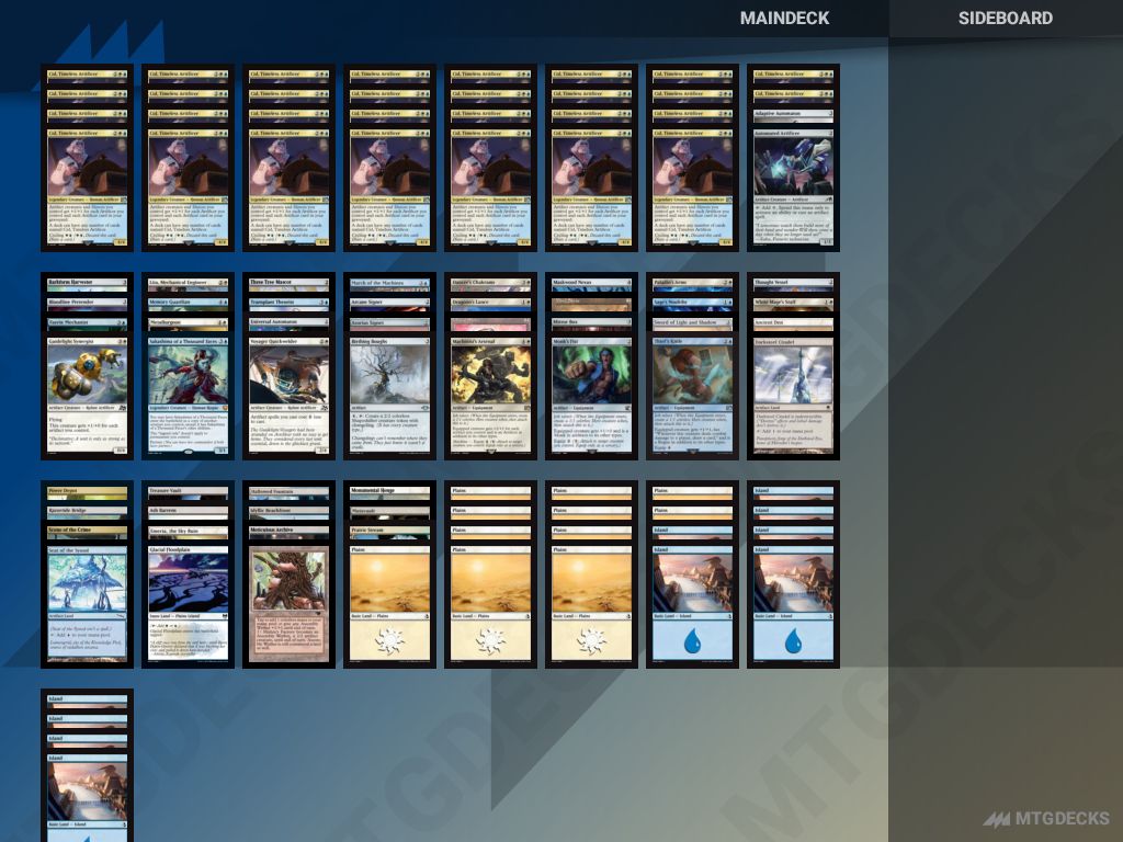 Commander Cid, Timeless Artificer deck by Tanabe Kazuya • MTG DECKS