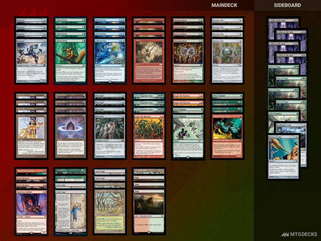 Legacy Zoo Storm deck by tonyscapone • MTG DECKS