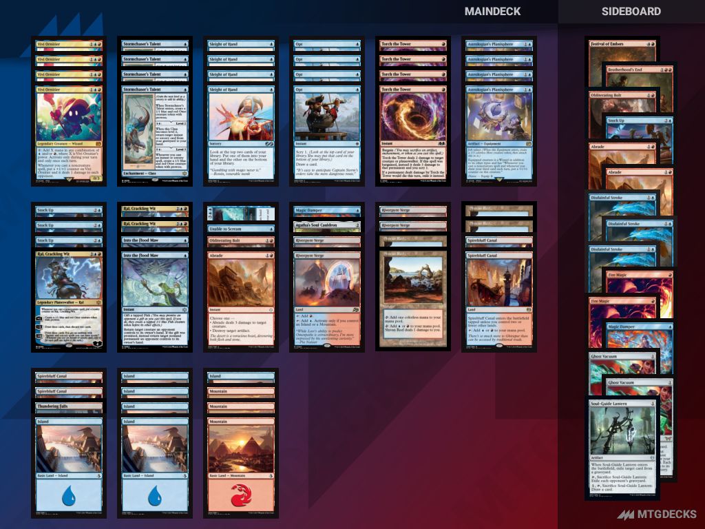 Standard Izzet Prowess deck by ヤマダ カズキ • MTG DECKS