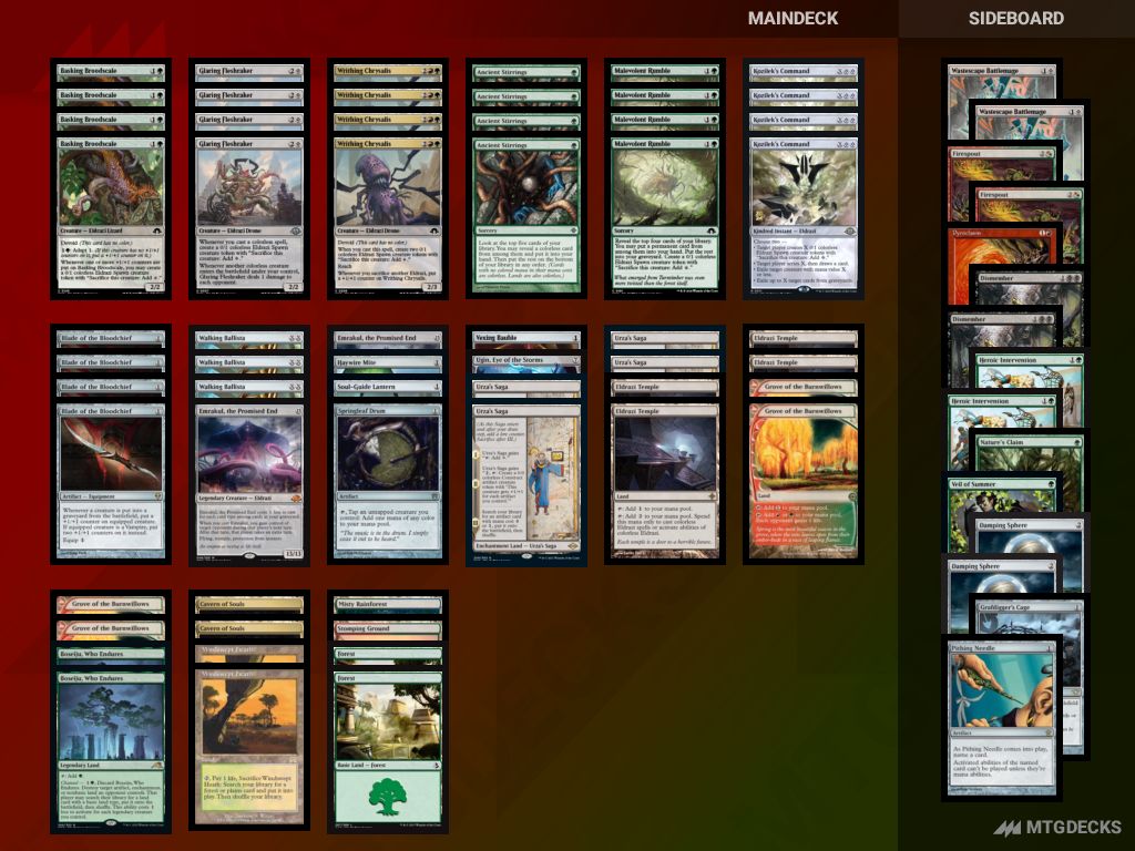 Modern Eldrazi Bloodchief Combo deck by akwafresh • MTG DECKS