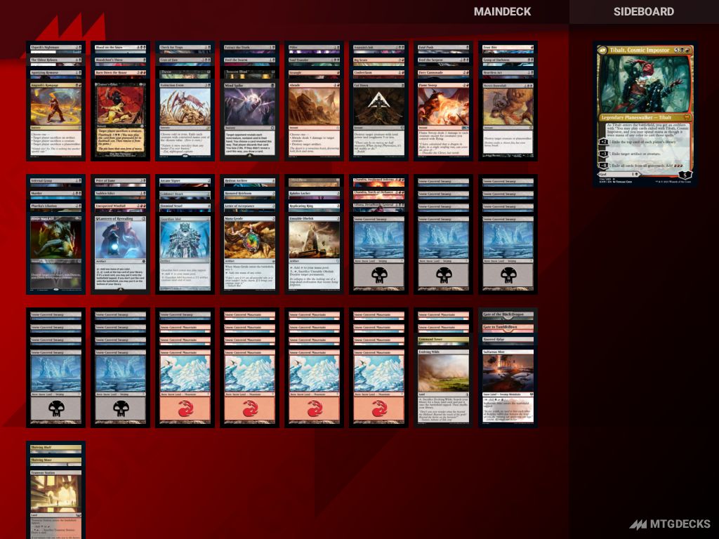 Arena Historic-Brawl Valki, God of Lies deck by darkera1 • MTG DECKS