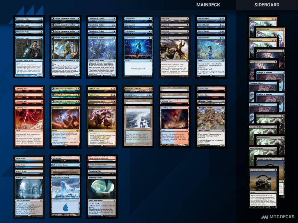 Modern Grixis Control deck by Gods_Shadow • MTG DECKS