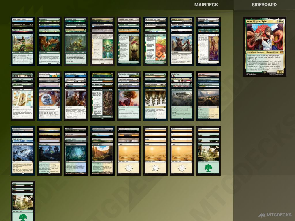 Arena Historic-Brawl Yuna, Hope of Spira deck by CJPS • MTG DECKS