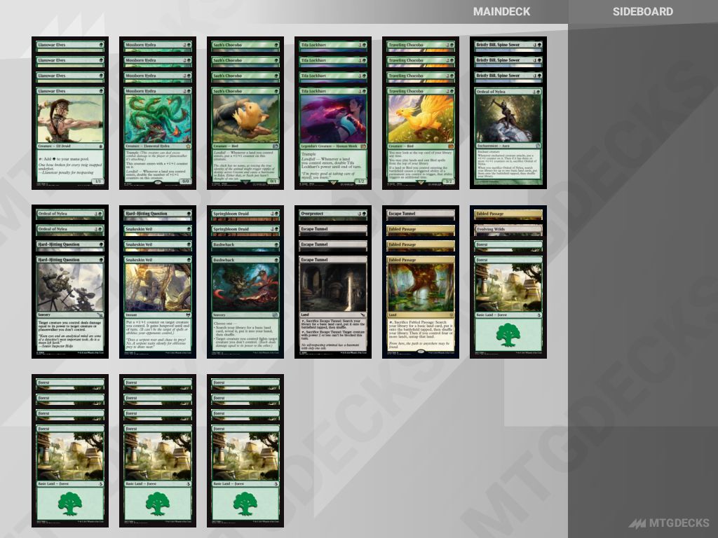 Arena Standard Mono-Green Landfall deck by L0nE-F0x • MTG DECKS
