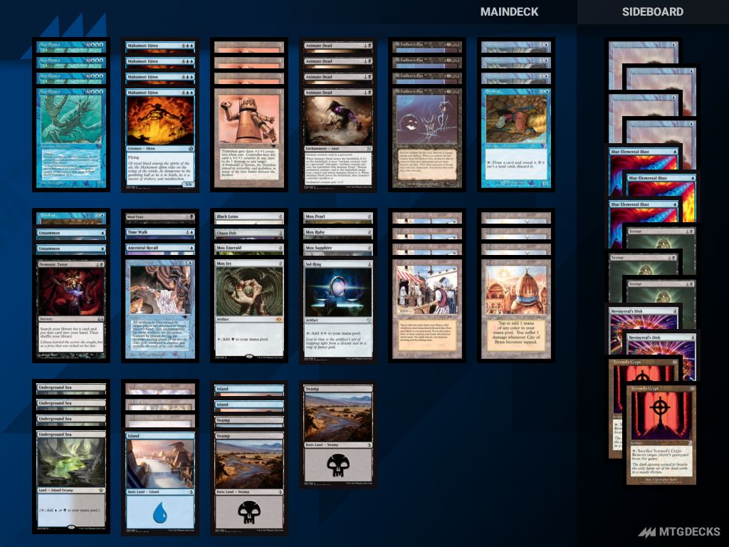 Old-school Reanimator deck by Sergio Cortijo • MTG DECKS