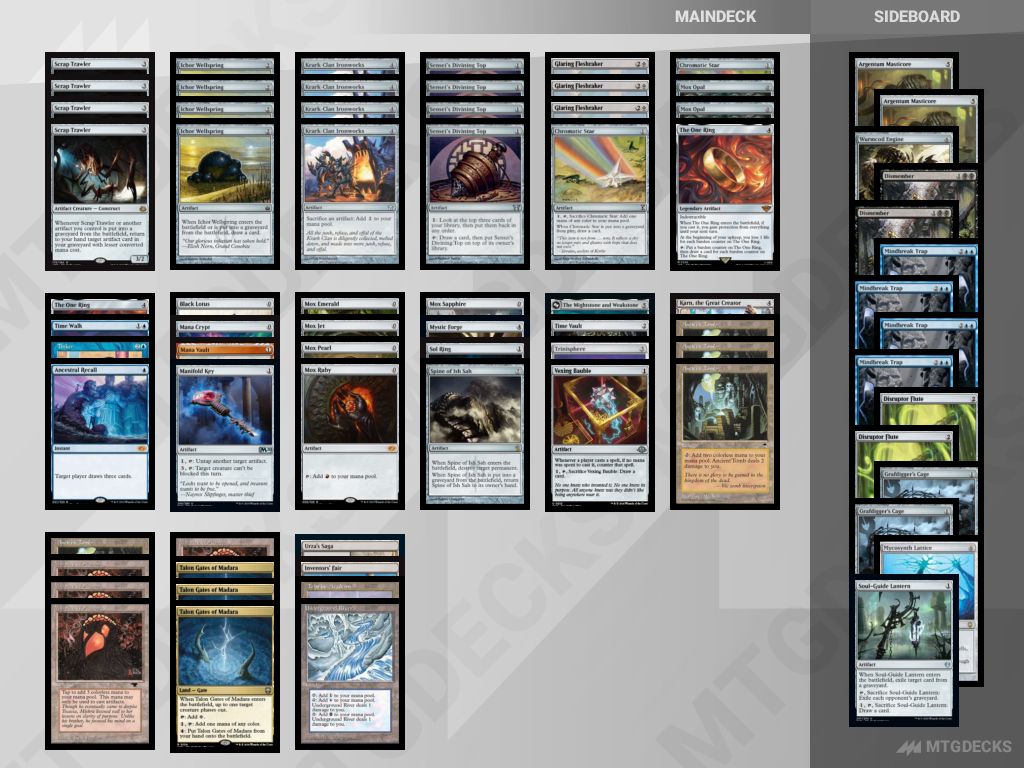Vintage Mono-Blue Raker Shops deck by Logan Morris • MTG DECKS