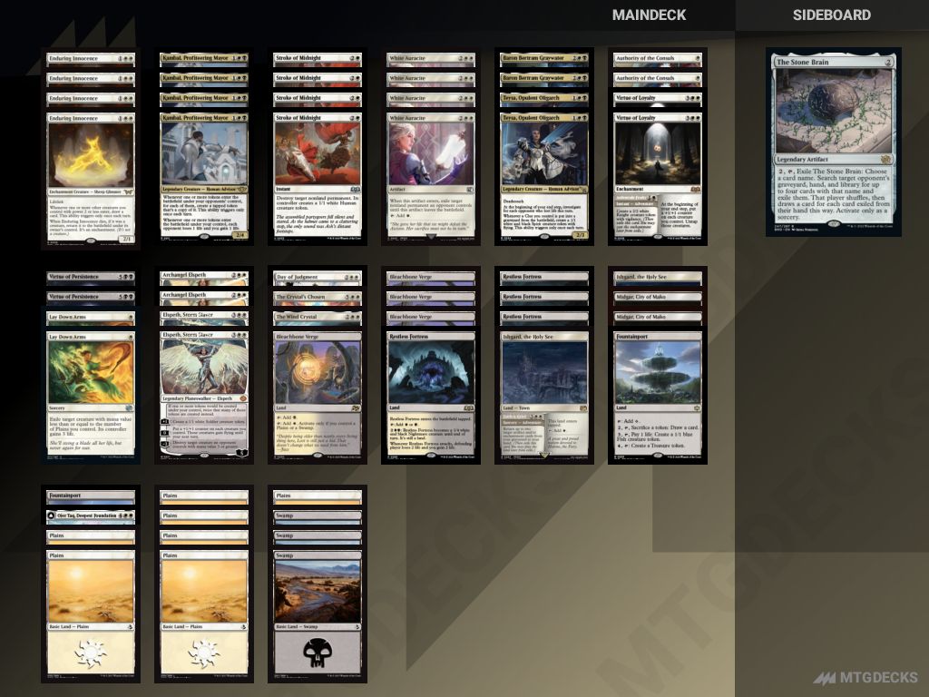 Arena Standard Orzhov Army Building deck by Denimbeard • MTG DECKS