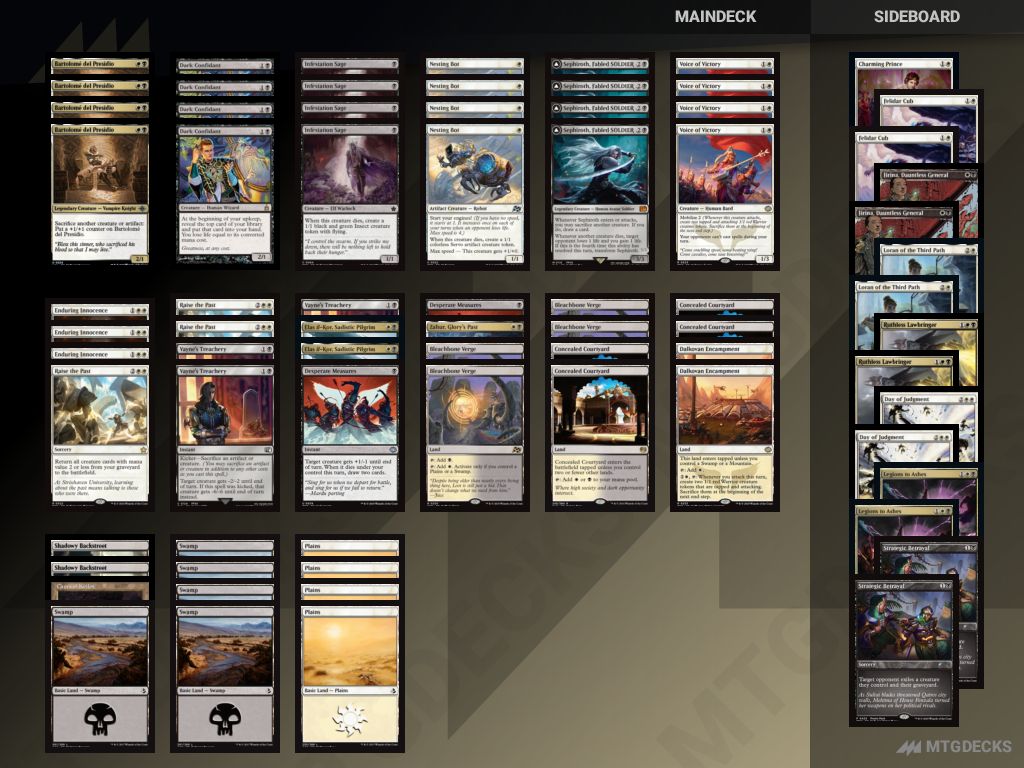 Arena Standard Orzhov Raise the Past deck by rickinator9 • MTG DECKS