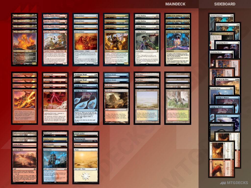 Modern Domain Zoo deck by Takeuchi Ryota • MTG DECKS